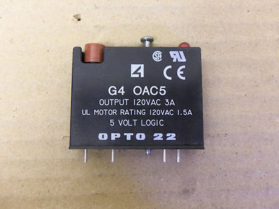 Opto 22 G4 OAC5 Module 120vac 3A | eBay
