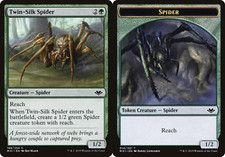 ELEMENTAL (#8) / SPIDER Token x4 ~mtg NM Modern Horizons Double-Sided ...
