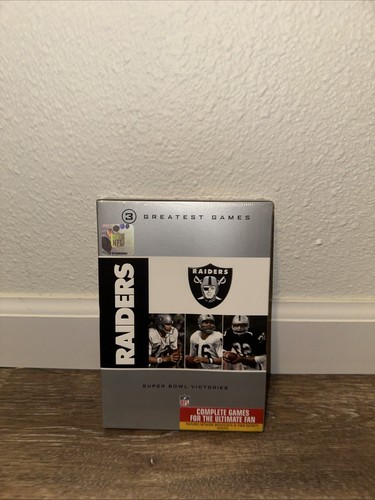 NFL Oakland Raiders 3 Greatest Games: Super Bowl Victories 3 DVD Set ...