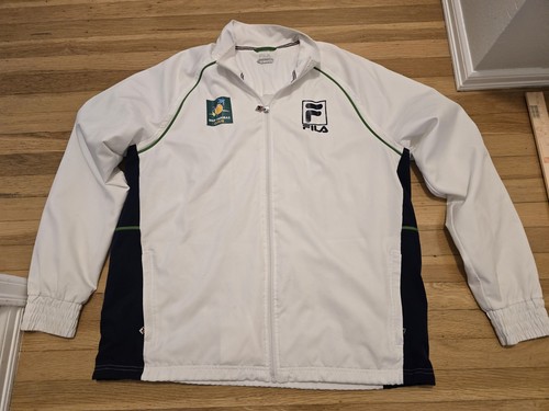FILA BNP PARIBAS OPEN JACKET WHITE Size XL | eBay