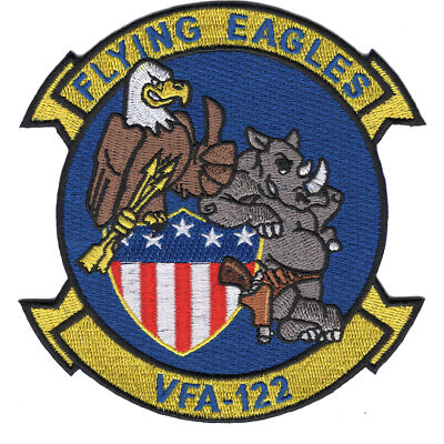 VFA-122 Flying Eagles Patch - Rhino Strike Fighter Squadron | eBay