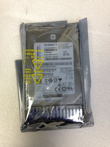Lenovo 00WG701 00WG700 ST120MM0088 1.2TB HDD SAS 2.5" 12Gbps 10K Hard ...
