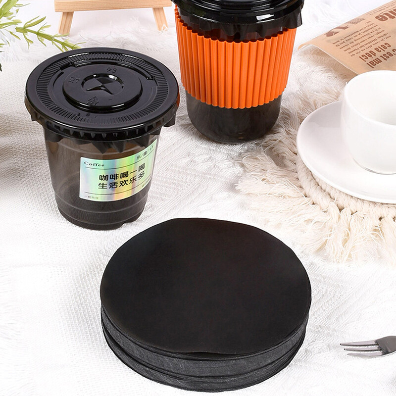 500Pcs Leak Proof Paper Films Coffee Spill Proof Gasket Kitchen ...