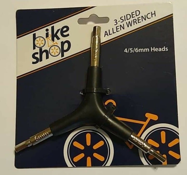 Bike Shop 3-sided Allen Wrench 4 5 6 Mm Heads Portable Bicycle Tool ...