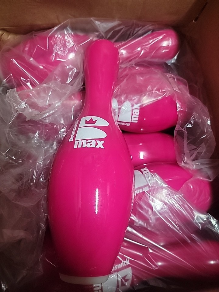 1 Brand New Brunswick Max Bowling Pink Magenta COSMETIC bowling Pin | eBay
