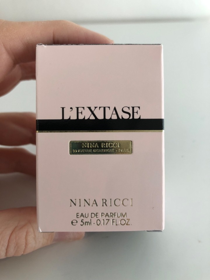 MINIATURE NINA RICCI L'EXTASE EAU DE PARFUM 5 ML .17 Oz Travel Mini | eBay