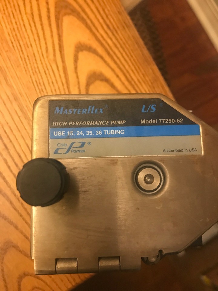 COLE PARMER MASTERFLEX L/S 77250-62 HIGH PERFORMANCE PERISTALTIC PUMP ...