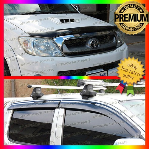 Bonnet Protector Weather Shields Visors to suit Toyota Hilux N70 2005 ...