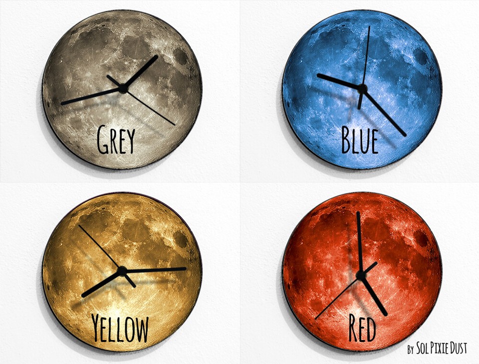 Girl Swinging on the Moon - Pendulum Wall Clock | eBay