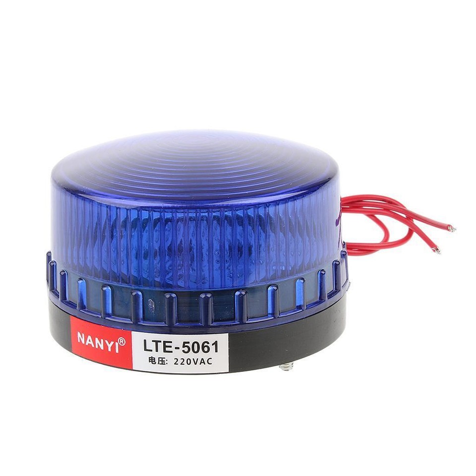 Emergency LED Flashing Strobe Signal Warning Light Lamp Beacon 220V ...
