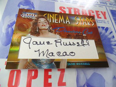 Jane Russell autograph /100 SIGNED Directors Cut DONRUSS AMERICANA ...