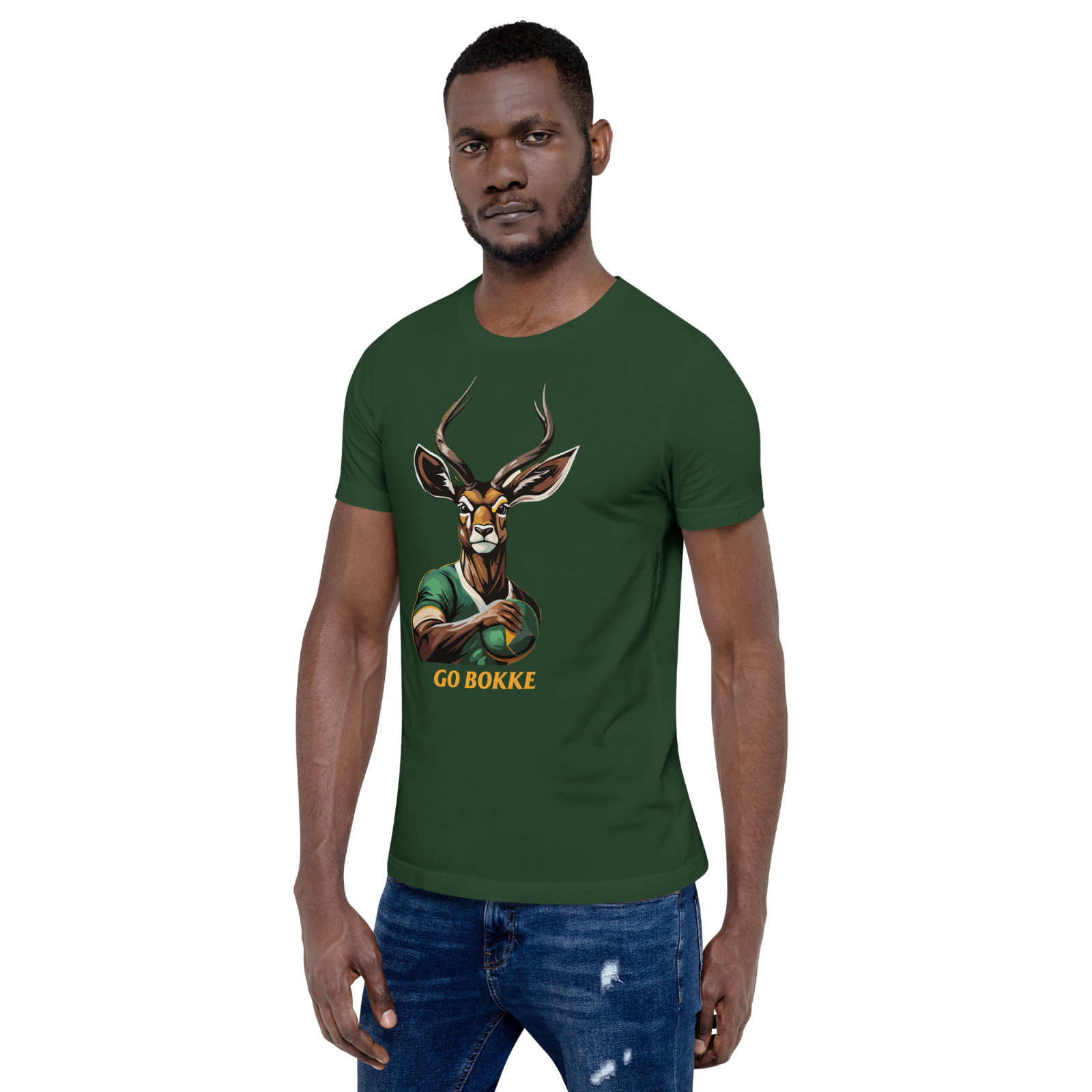 Springbok Supporter Soft and Lightweight Unisex T-shirt South African ...