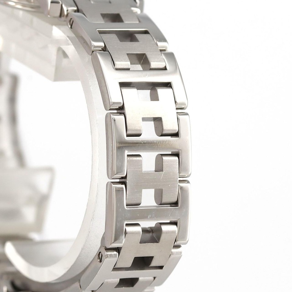 Authentic HERMES Clipper CL4.210 SS Quartz #270-004-095-4407 | eBay