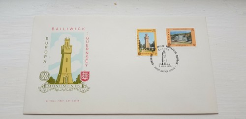 1978 GUERNSEY ISSUE PO FDC PHILATELIC BUREAU EUROPE MONUMENT-#JC | eBay