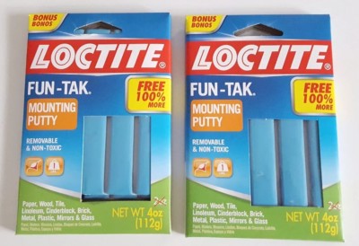Loctite Fun-Tak Mounting Putty Removable Repositionable Non Toxic Lot ...