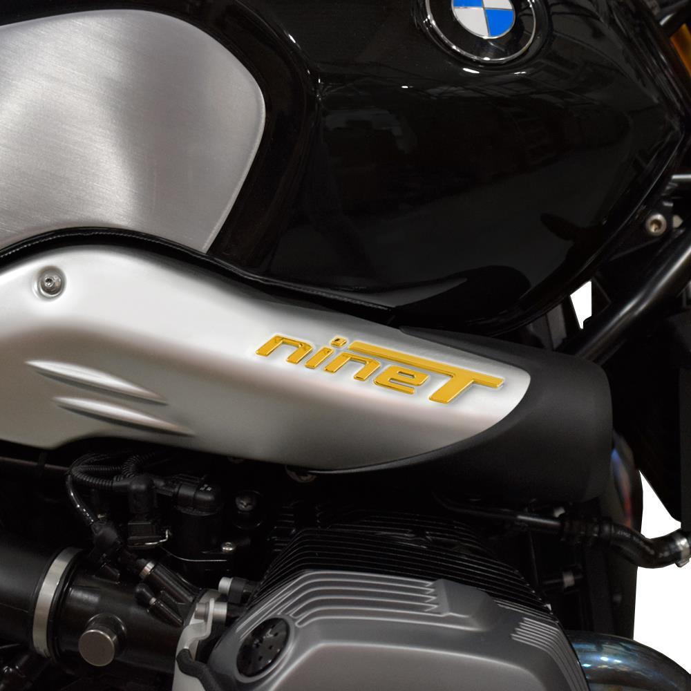 Aufkleber für BMW R9T R nine T Gel Sticker Logo Schriftzug Gold | eBay