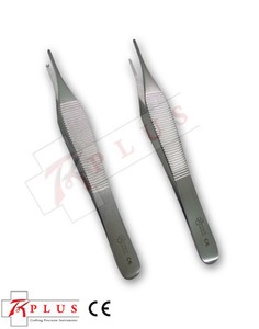 Set of 2 Adson Forceps with teeth + without tooth dental surgery ...