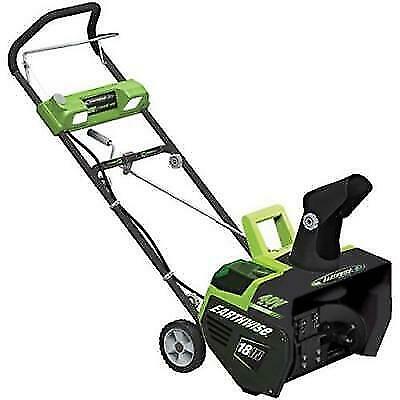 Earthwise SN74018 18 inch Cordless Electric Snow Thrower for sale ...
