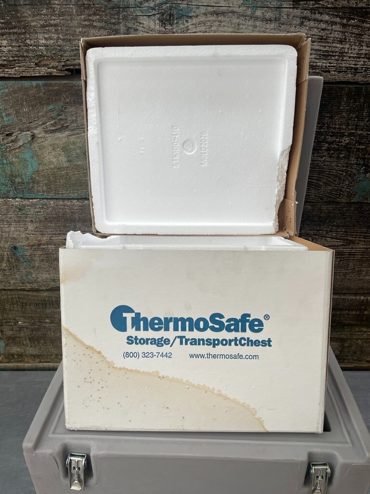 THERMOSAFE SONOCO 450 DRY ICE STORAGE TRANSPORT CHEST THERMO SAFE 1.5 ...
