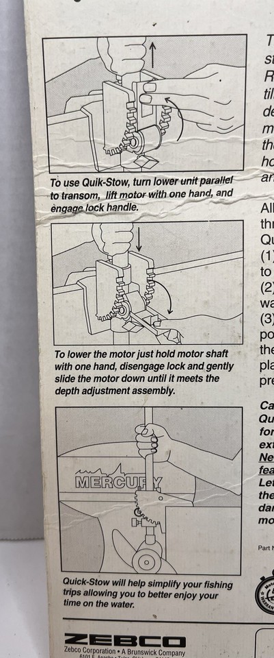 Motorguide Quick Stow Pin Kit Fits Stealth Motors Trolling MGA052B6 | eBay