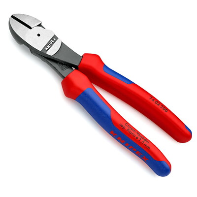Knipex 200mm High Leverage Diagonal Side Cutters Cutting Pliers 7402200 ...