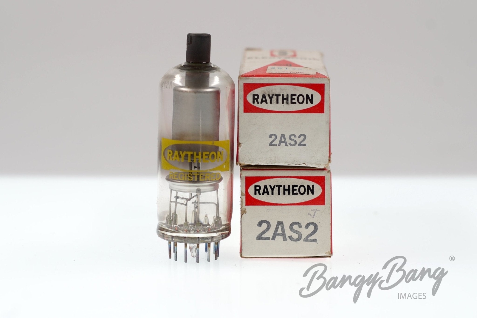 2 Vintage Raytheon 2AS2 High Voltage Half-Wave TV Rectifier Audio ...