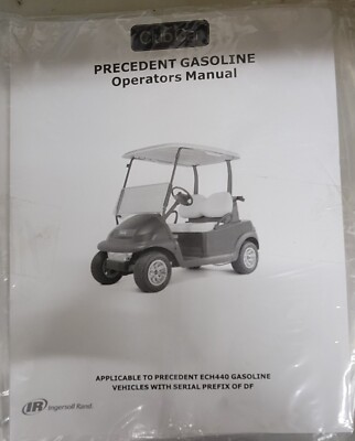 Club Car Precedent Owner Operator Manual Kohler Gas Engine | eBay