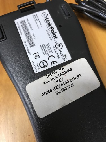 LINKPOINT INTERNATIONAL 8001 BANKPOINT II PINPAD CREDIT CARD DEBIT CARD ...