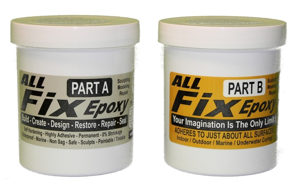 POOL CRACK REPAIR EPOXY PUTTY Leaks Plugs Seals Chips Cracks Splits ...