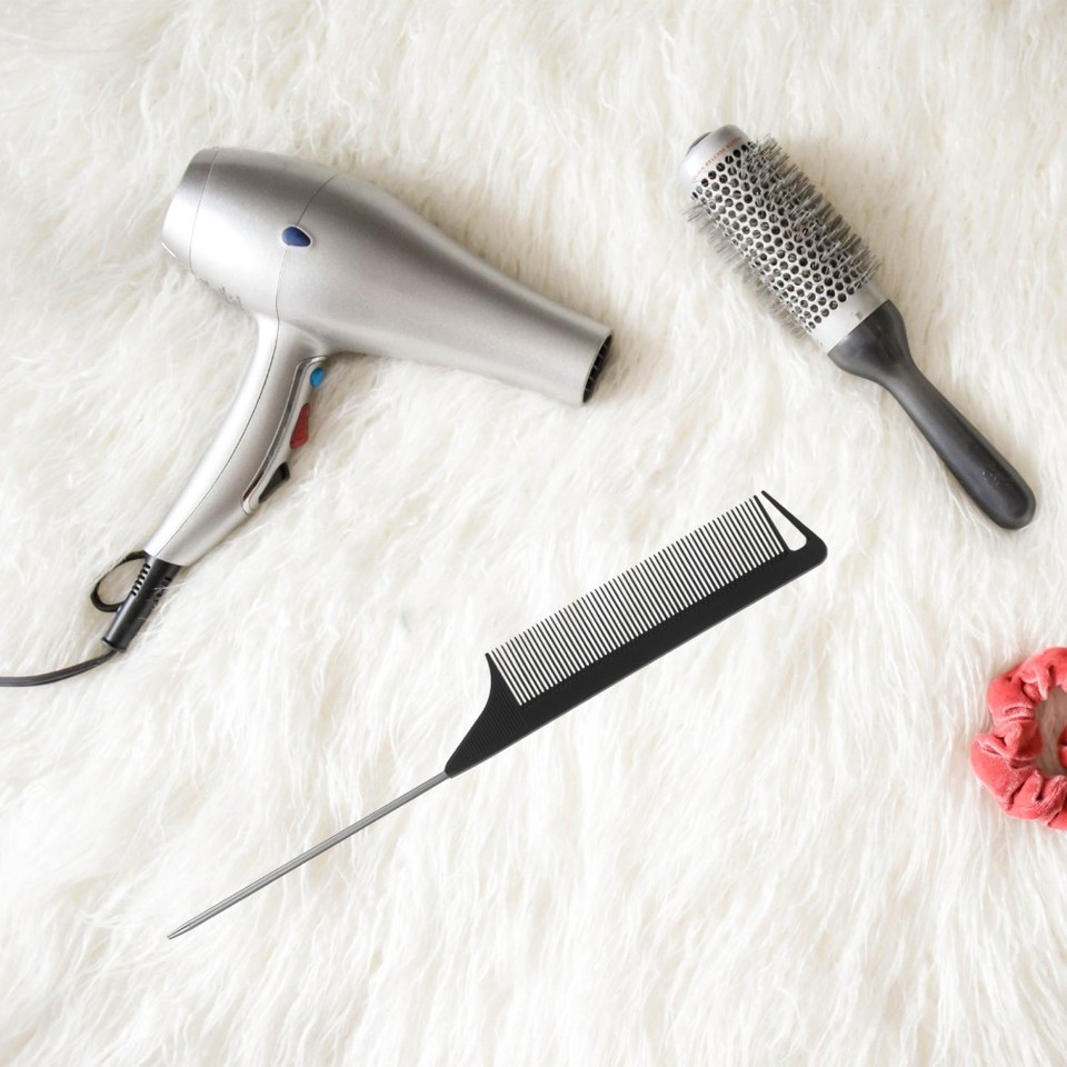 1 Set Rat Tail Combs Salon Tail Comb Edges Brush Hair Styling Combs ...