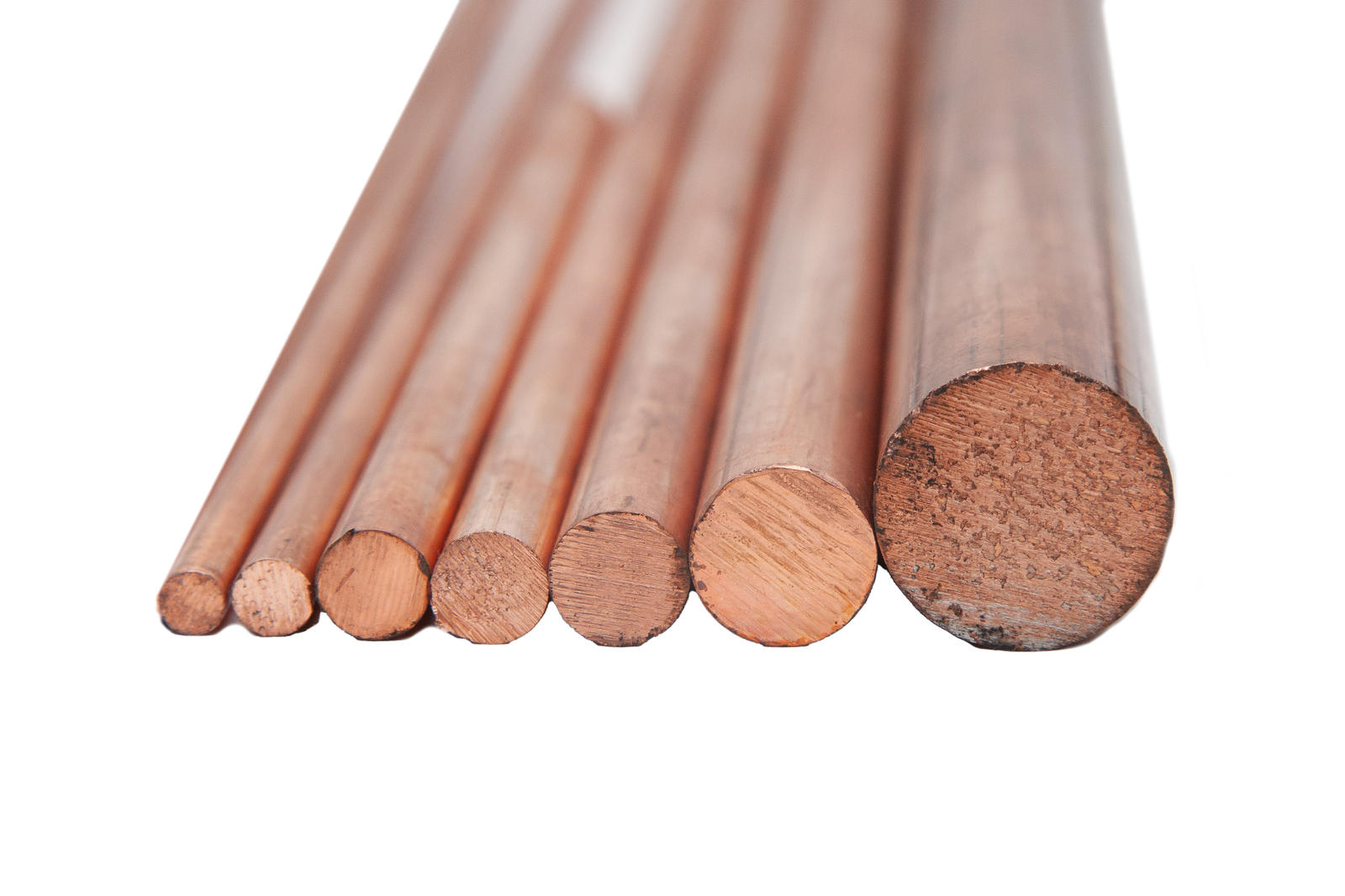 Kupferstange Ø2-50mm Cu-Etp Copper round Rod CW004A Cu round Material