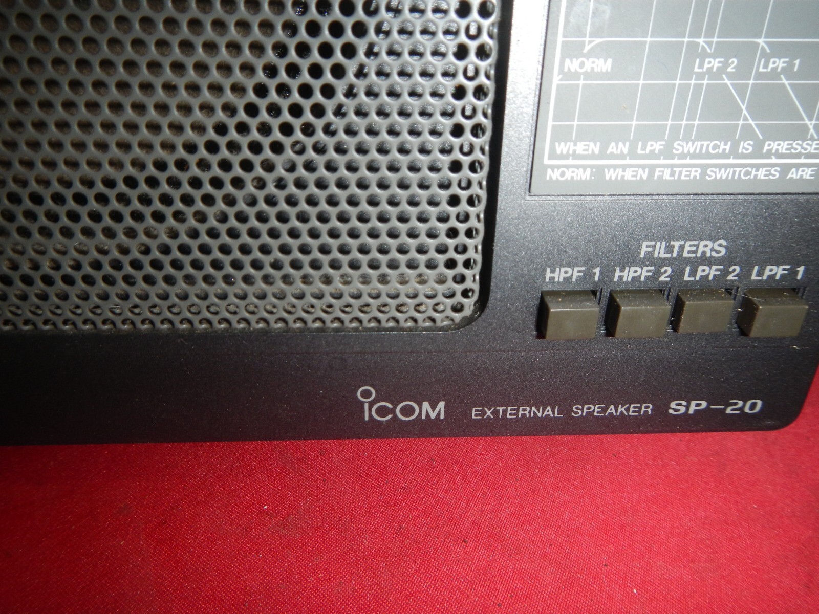 U5020 Icom Sp-20 Ham Radio External Speaker With Audio Filters for sale ...