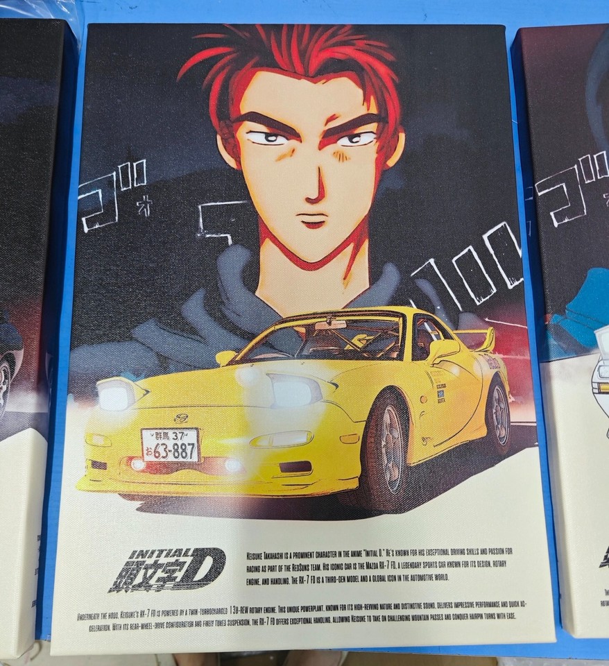 Initial D - Kyoichi Sudo Lancer Evolution III Emperor A1/A2/A3 Canvas ...