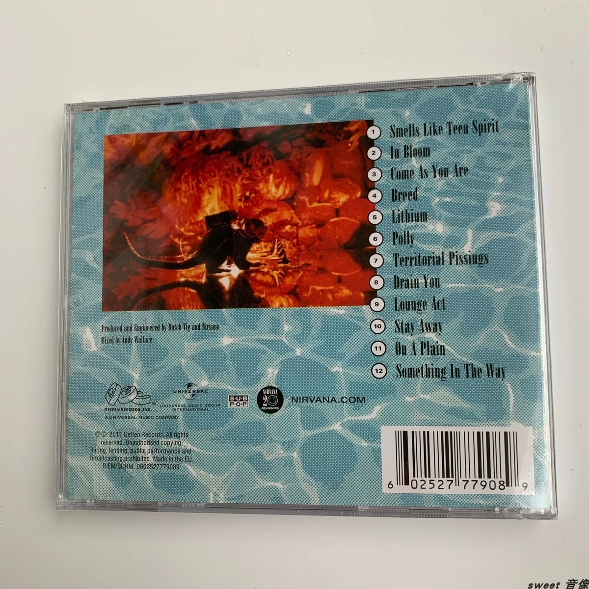 Nevermind Back Cover