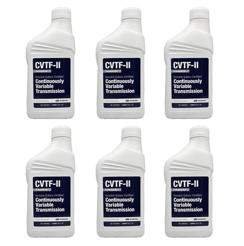 Genuine Subaru CVTF-II CVT Transmission Fluid 6 Quarts | SOA427V1660 ...