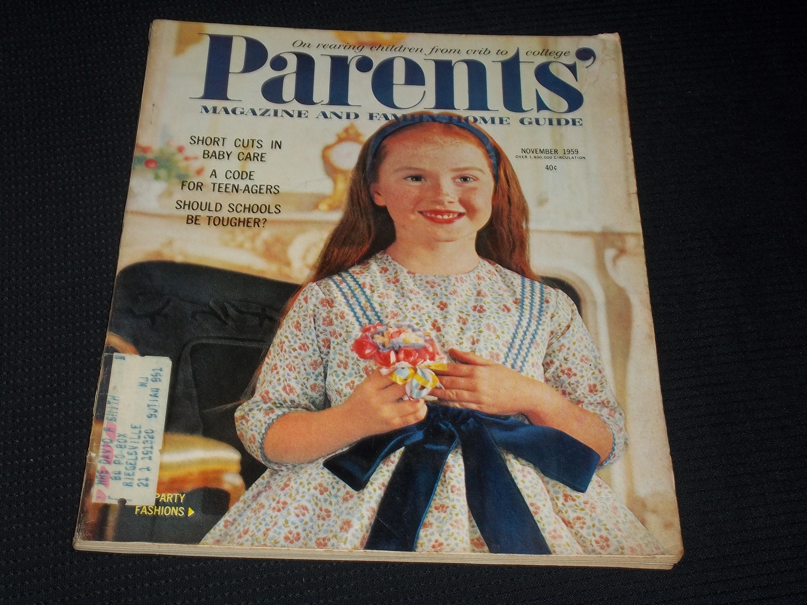 1959 NOVEMBER PARENTS MAGAZINE - VERY NICE FRONT COVER - E 138 | eBay