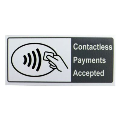 Castle Promotions Self Adhesive Sticker - Contactless Payment Sticker | eBay UK