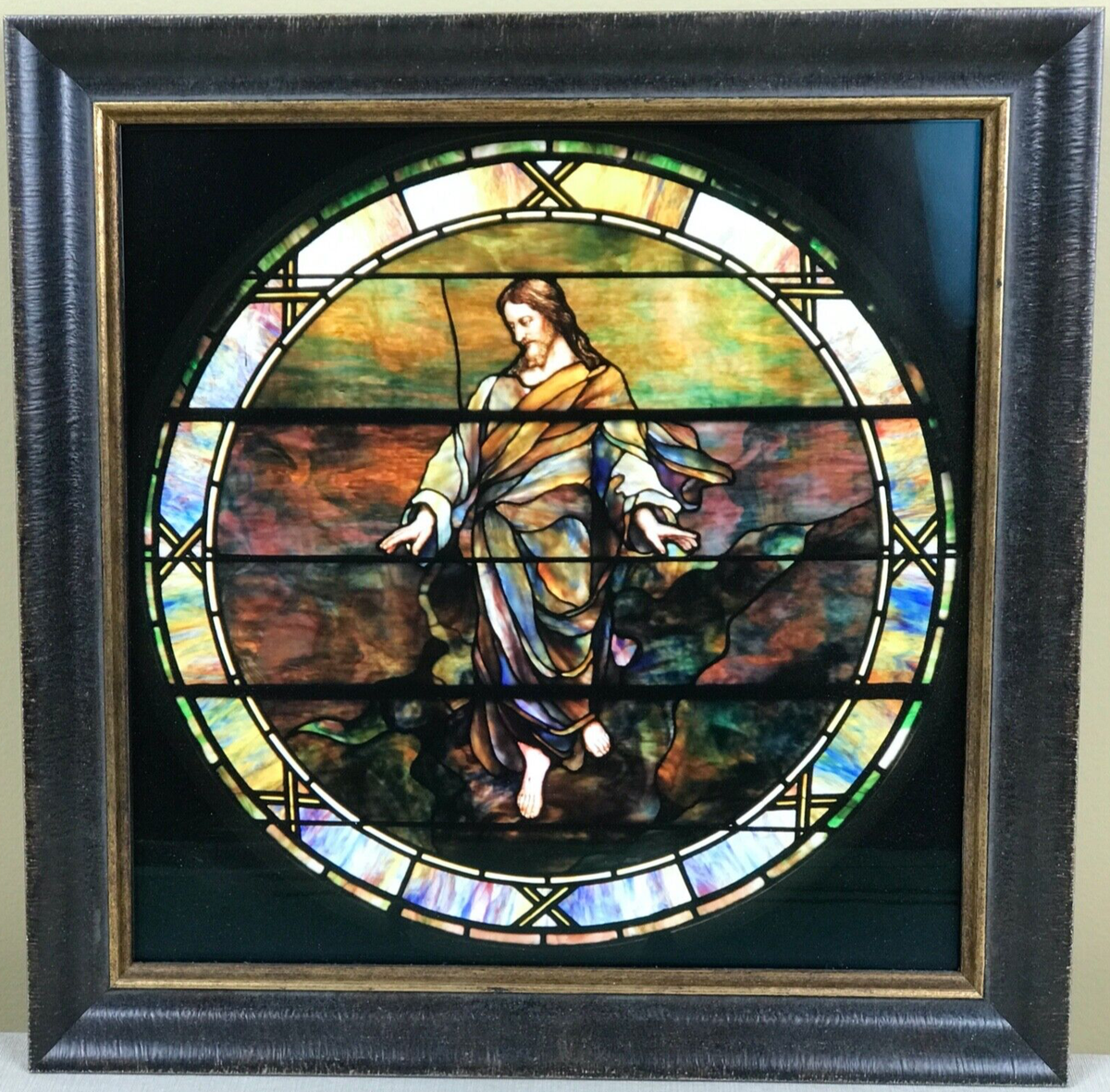 Jesus Ascension Stained Glass