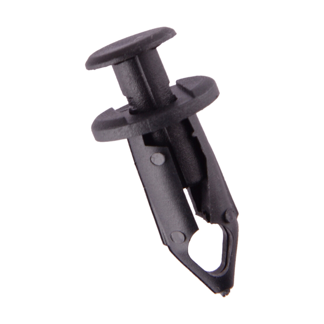 100pc 8MM Hole Plastic Rivets Retainer Fender Bumper Push Pin Fastener ...