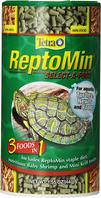 Tetra Reptomin Select-A-Food for Aquatic Turtles, Newts and Frogs 1.55 ...