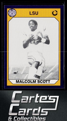 Malcolm Scott 1990 Collegiate Collection LSU Tigers #27 LSU Tigers | eBay