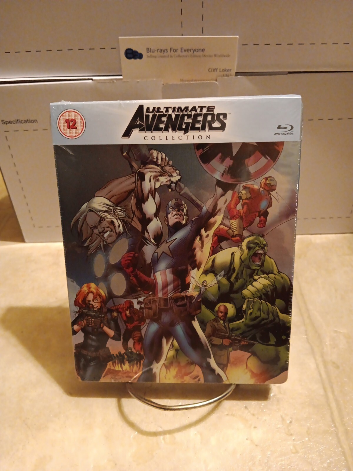 NEW Ultimate Avengers Collection 1 & 2 SteelBook Blu-ray UK Zavvi 2006 ...