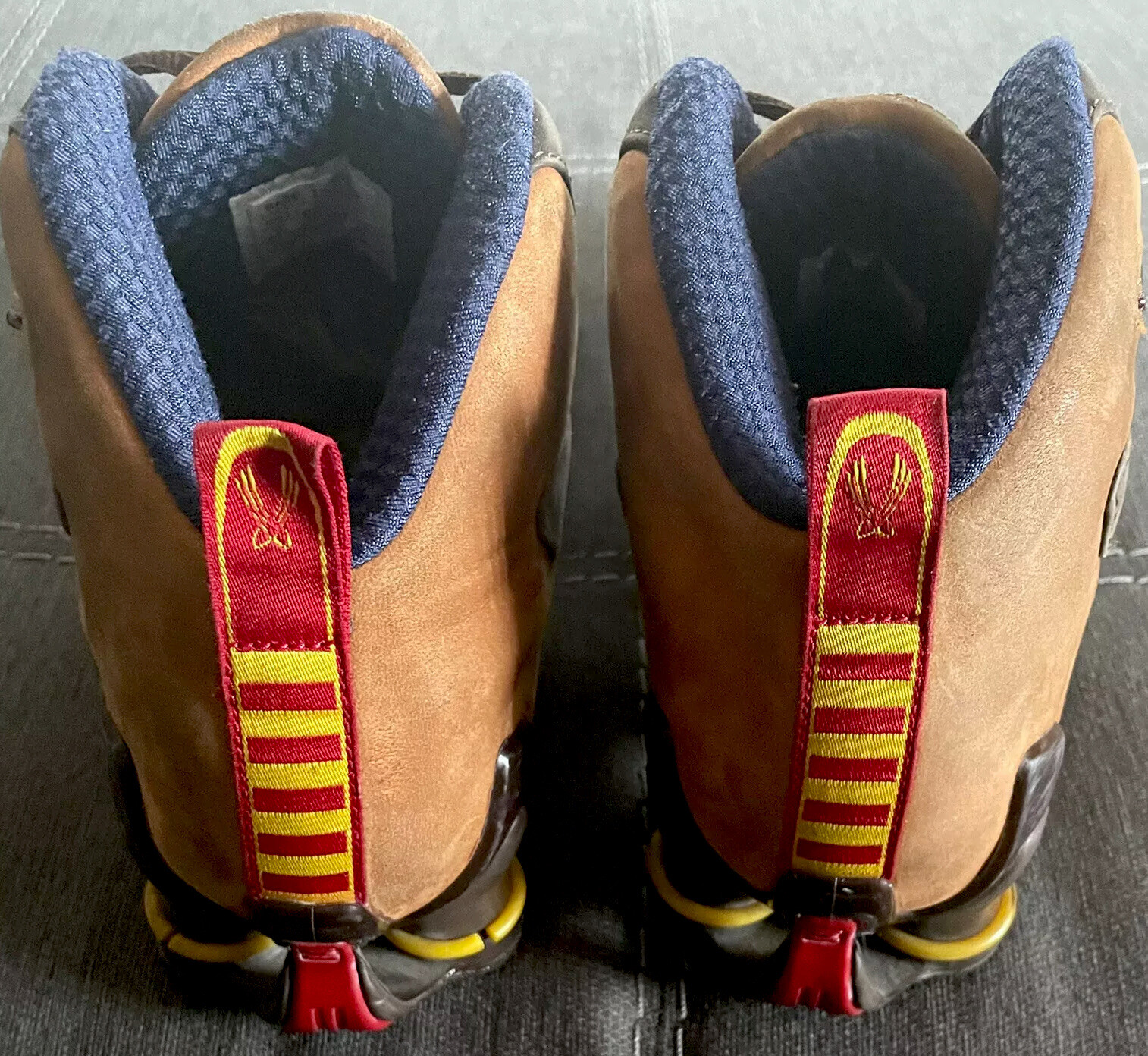 NIKE SHOX VC 3 ‘TUSKEGEE AIRMEN’ V. CARTER DESERT-BROWN/RED MENS SIZE 8 ...