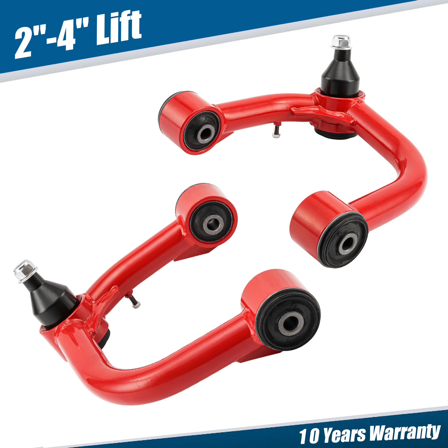 2-4" Lift Front Upper Control Arms for 2005-2020 Toyota Tacoma 4WD ...