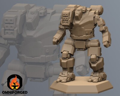 Hunchback HBK-4P Mini MWO Mech Miniature Compatible with Battletech | eBay