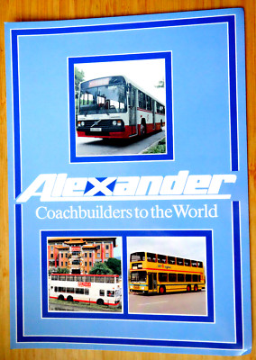 ALEXANDER COACHBUILDERS TO THE WORLD BUS COACH SALES BROCHURE Hong Kong ...