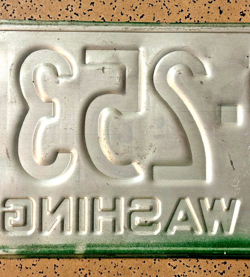 1957/1954 WASHINGTON license plate – YAKIMA CO –ORIGINAL vintage ...