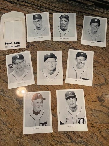 1964 Detroit Tigers Sports Service Set 8/12 w/Original Envelope | eBay