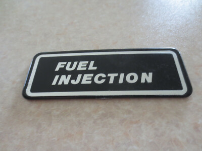 English Fuel Injection car plastic badge / emblem -- --- | eBay