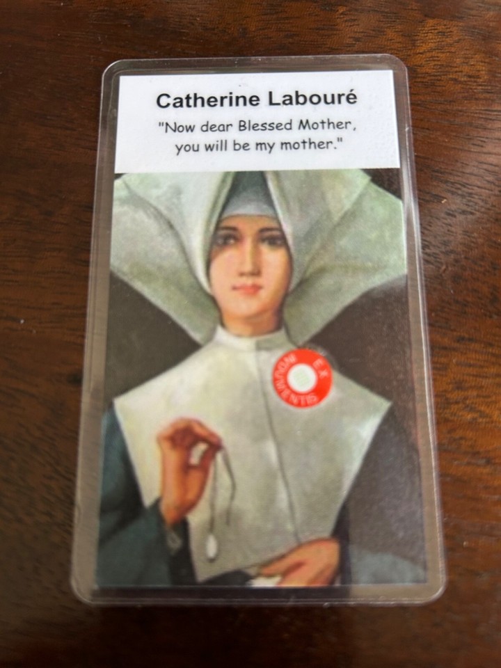 Saint Catherine Laboure 3rd Class Relic Card | eBay